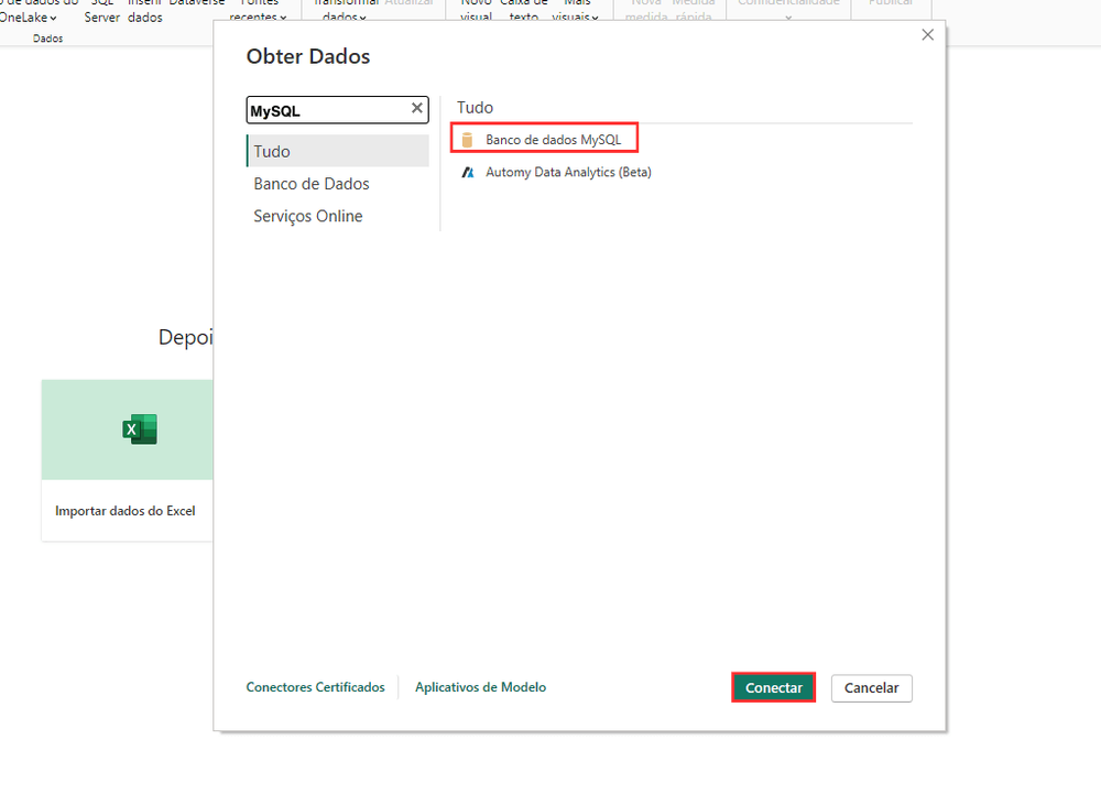 Connecting MySQL to Power BI