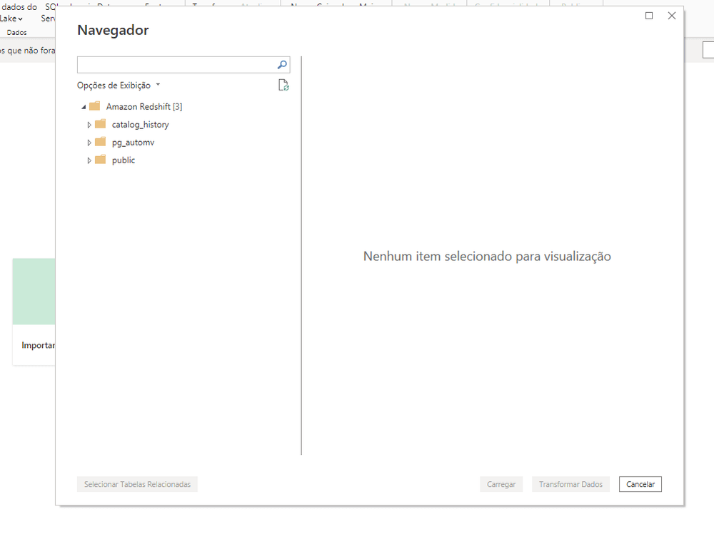 Connecting Amazon Redshift to Power BI