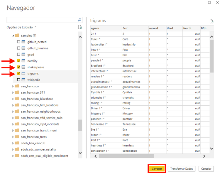 Using Power BI with BigQuery and Kondado