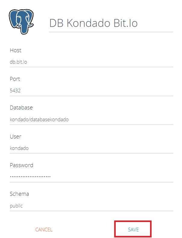 Creating a PostgreSQL database using bit.io